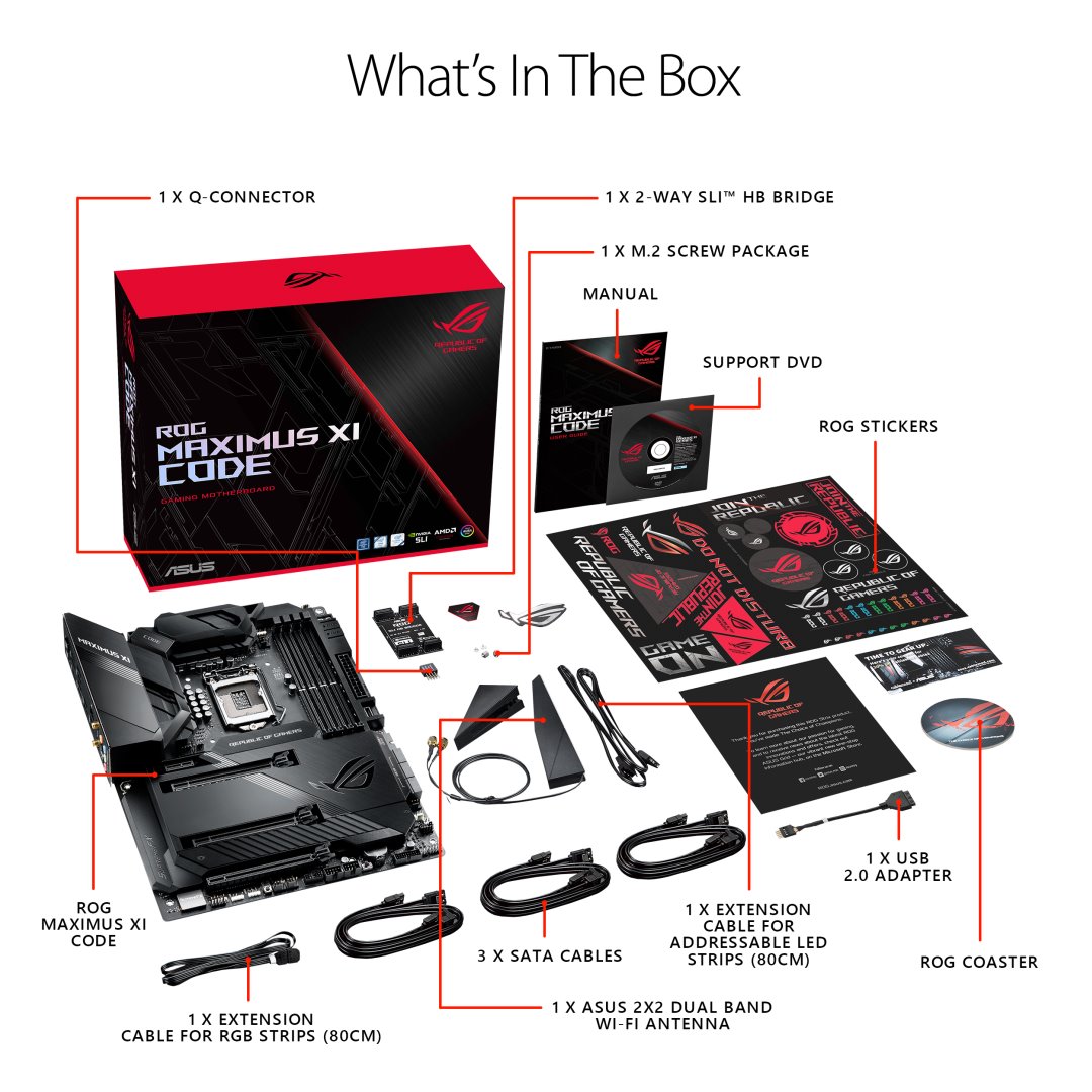 ASUS ROG Maximus XI CODE 90MB0XT0 M0EAY0 TSBOHEMIA CZ ASUS ROG Maximus XI CODE 90MB0XT0 M0EAY0 TSBOHEMIA CZ