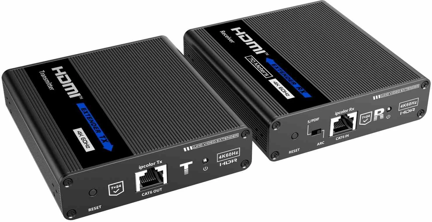 HDMI 2 0 Extender Ultra HD 4kx2k 60Hz Na 70m P es Cat6 Cat6A Cat7