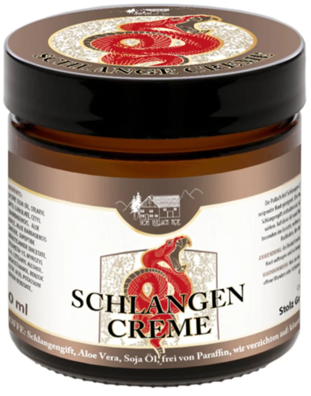 Pleťový krém proti vráskám s hadím jedem 100 ml (ST808) | TSBOHEMIA.CZ