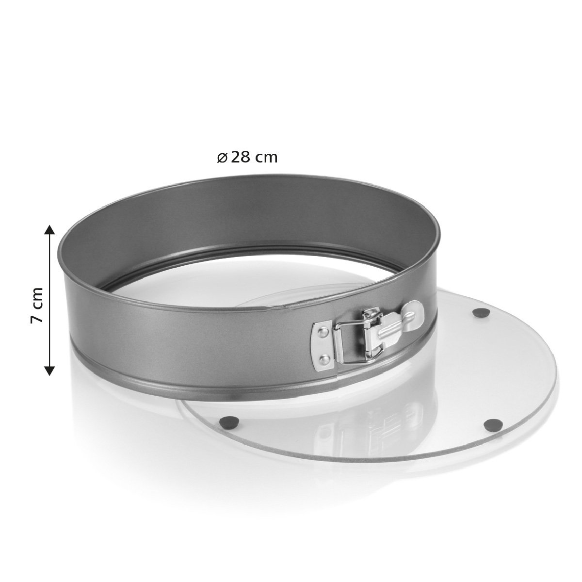 Tescoma Forma na dort rozkládací se skleněným dnem DELÍCIA, 28 cm ...